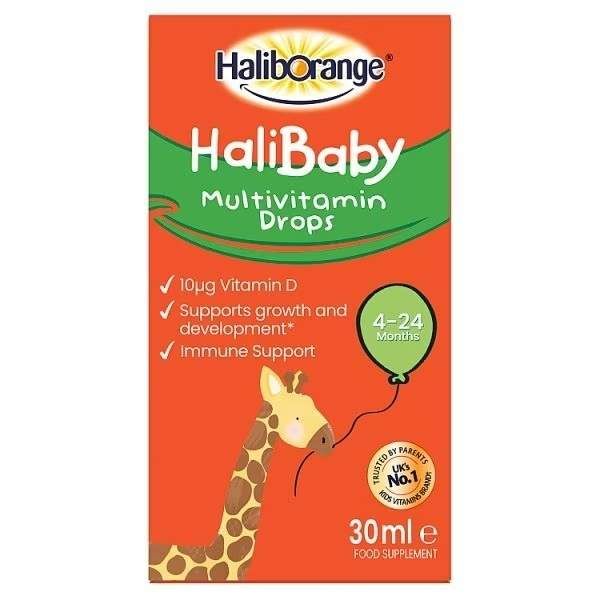 Вітаміни для дітей Haliborange Baby Drops 30 ml /30 servings/ (860479 ...