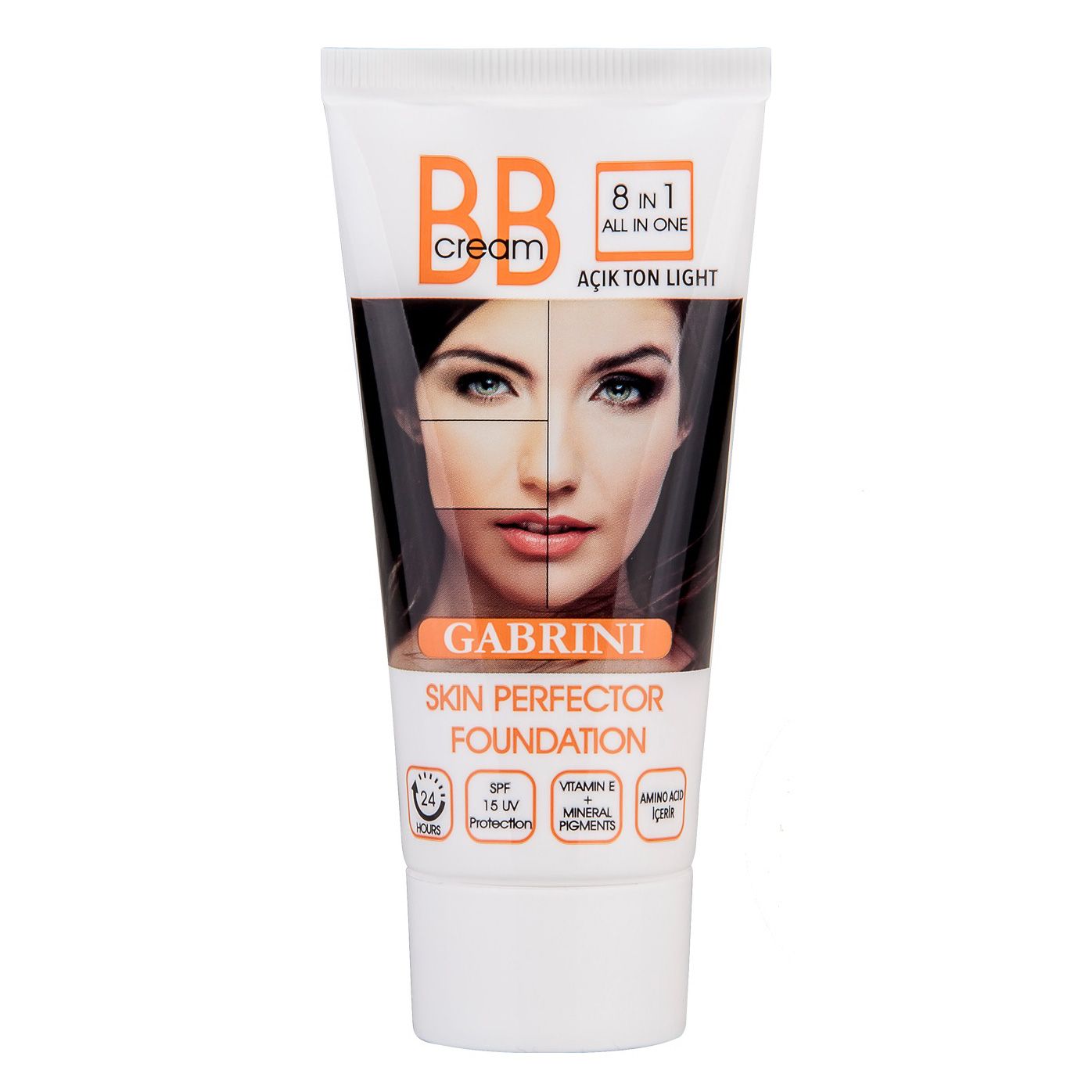 Крем ВВ Gabrini 8in1 Skin Perfector Foundation SPF15 light, 35 мл ...
