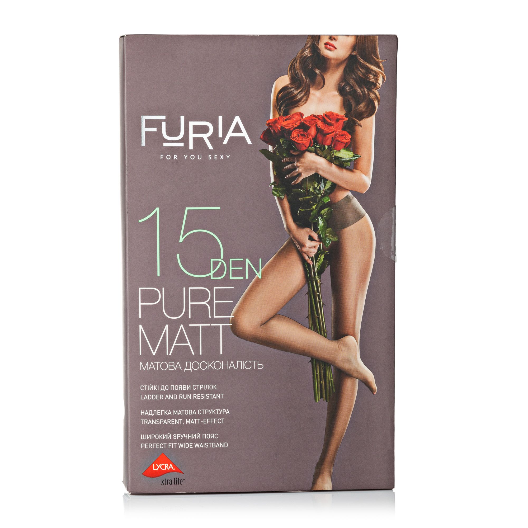 Колготки женские FURIA 15 1205 р.3 Бежевый - купить в интернет-магазине EVA