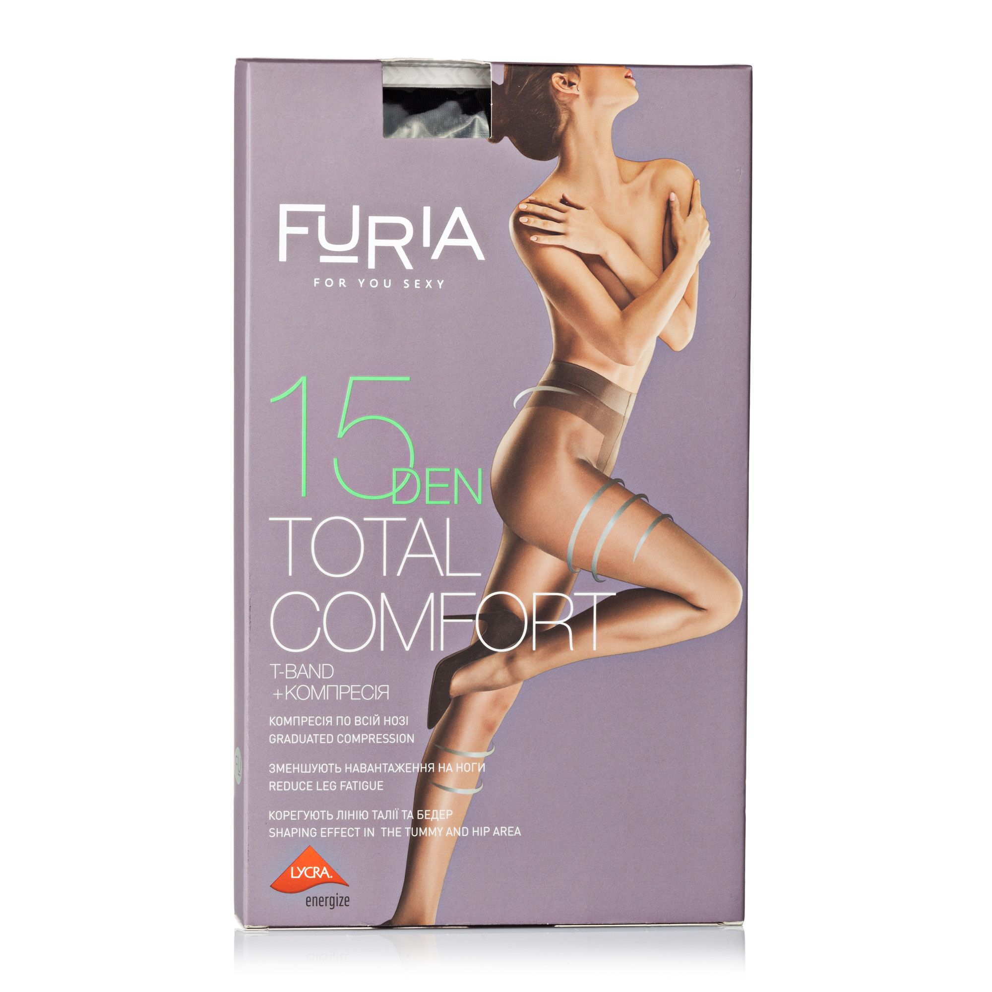 Колготки жіночі FURIA 15 1208 р.3 Чорний - купити в інтернет-магазині EVA