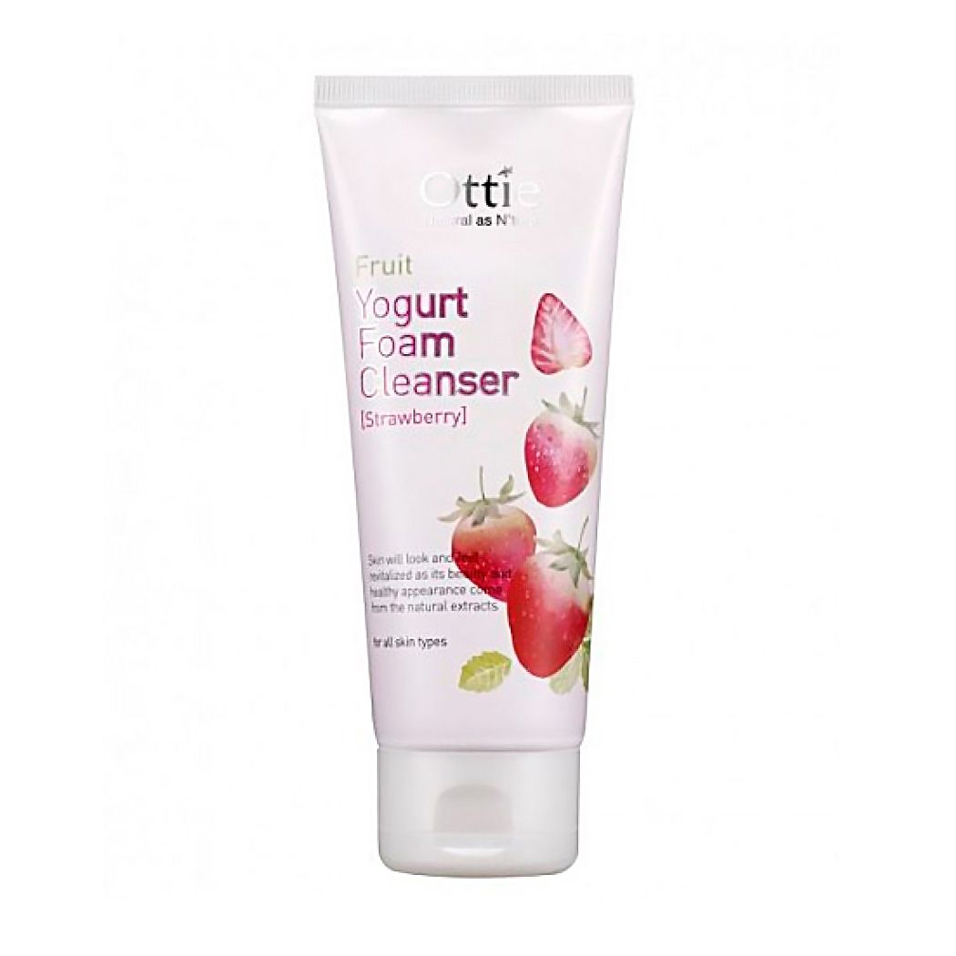 Пінка для вмивання обличчя Ottie Fruit Yogurt Foam Cleanser (Strawberry), 150мл - купити в ...