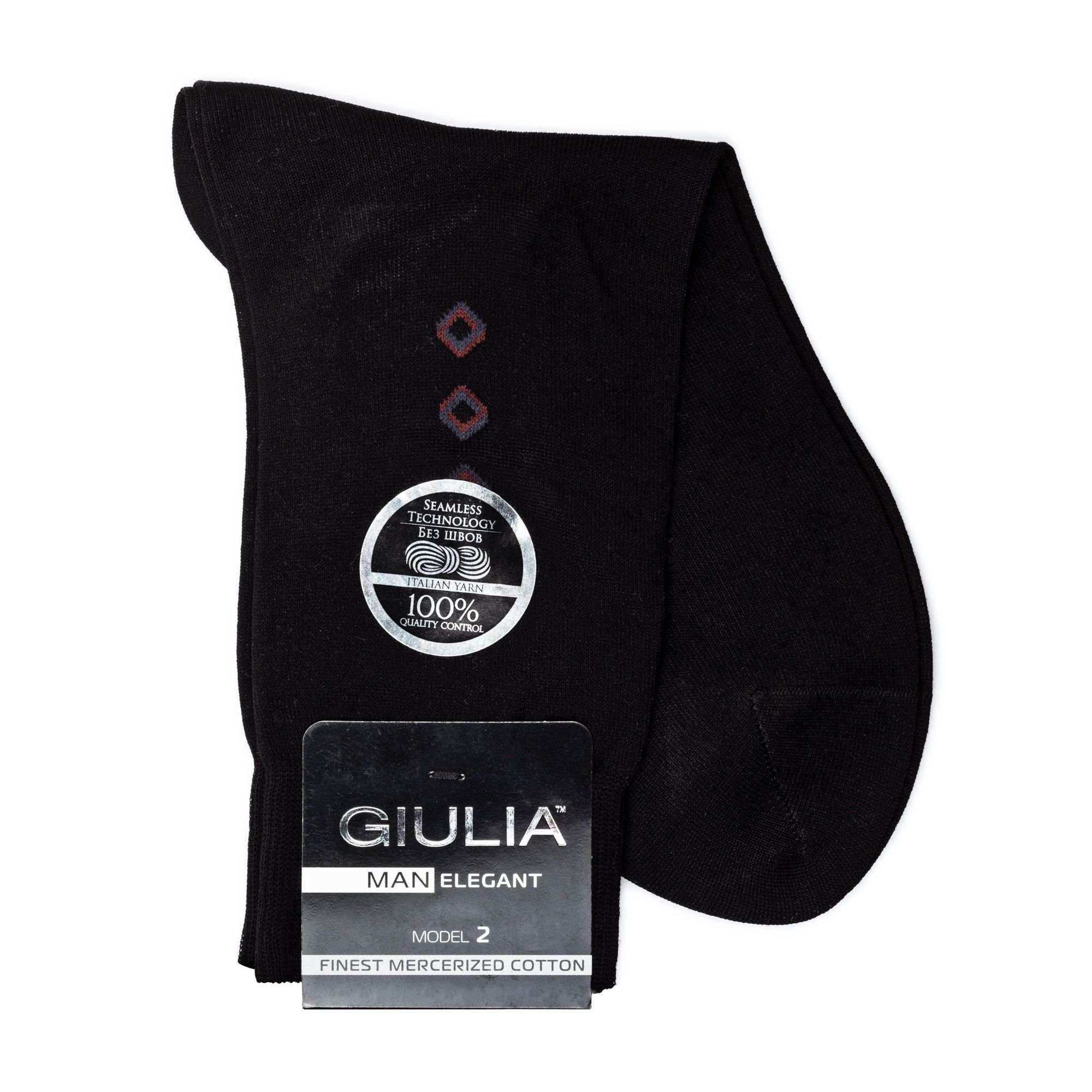 Носки мужские GIULIA ELEGANT 201 Calzino black р.39-40 - купить на EVA.UA