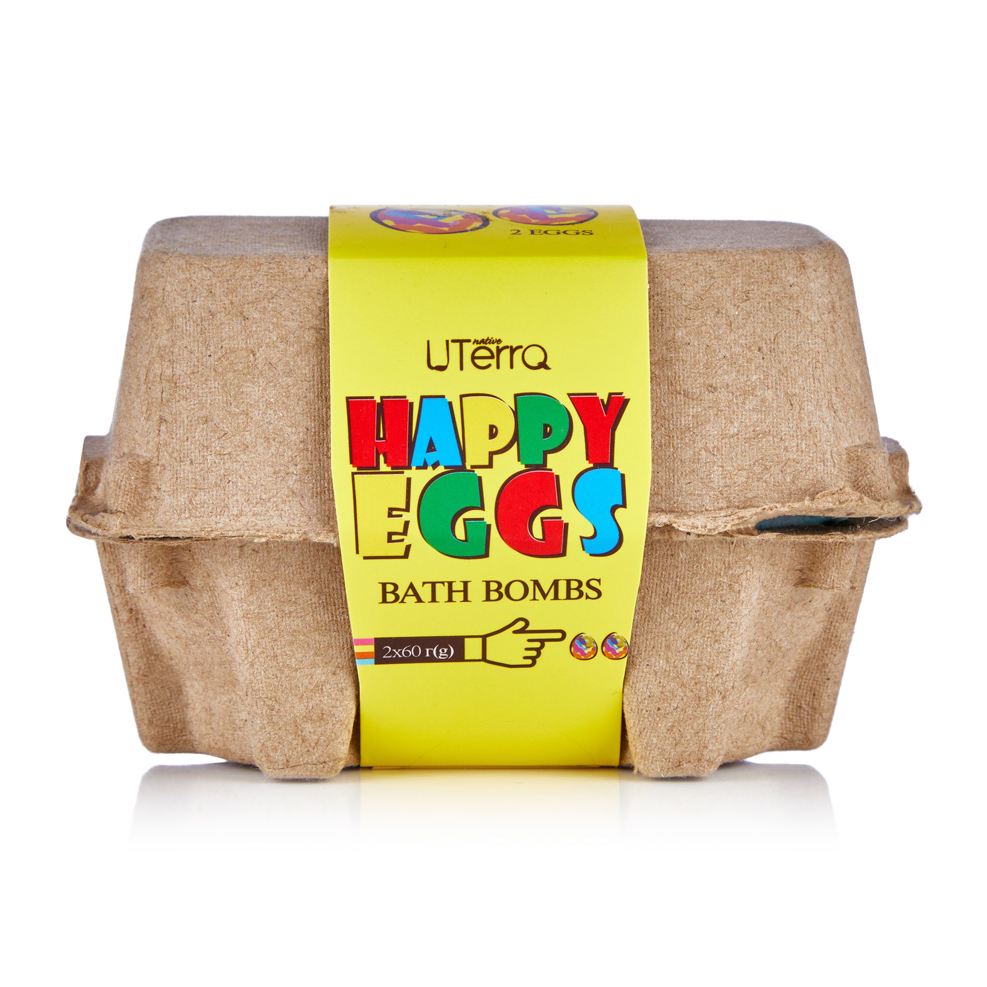 Подарунковий набір UTerra Native Happy Eggs (2 бомби для ванни ...