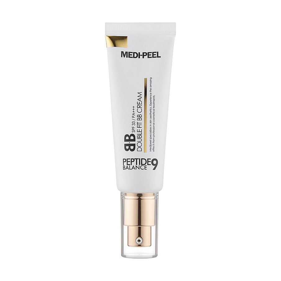 BB-крем для обличчя Medi-Peel Peptide Balance9 Double Fit BB Cream SPF33/PA+++ з пептидами та ...