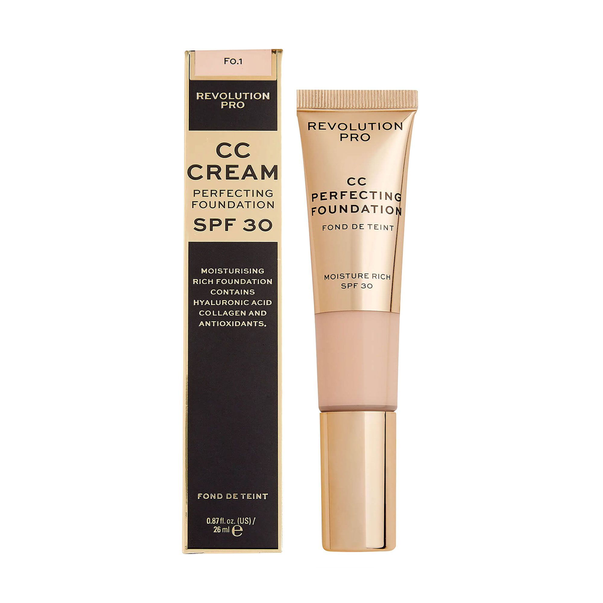 CC-крем для лица Revolution Pro CC Cream Perfecting Foundation SPF30 F0 ...