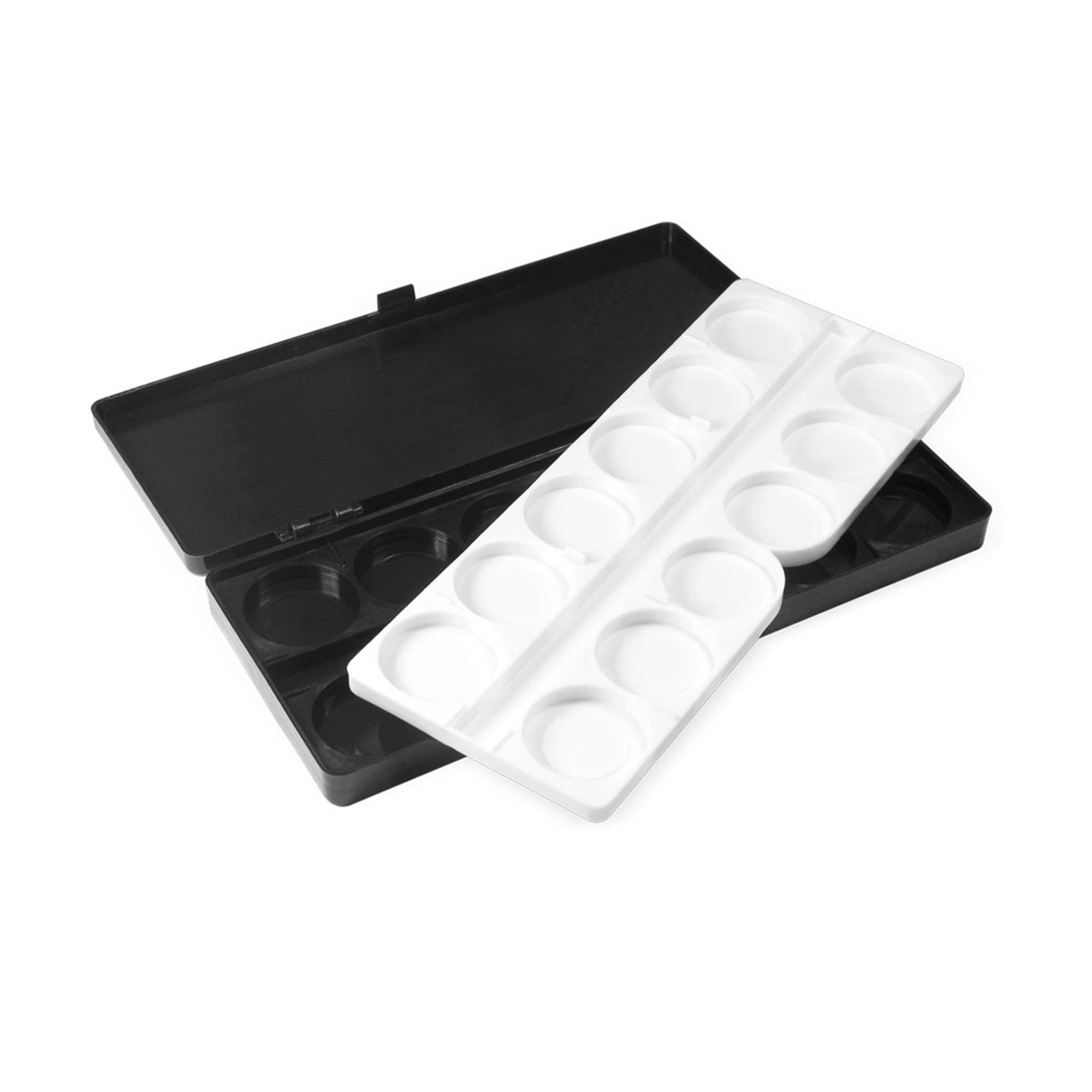 Пенал-палетка для дизайна ногтей PNB Palette Case Black & White черно-белый, пластиковый ...