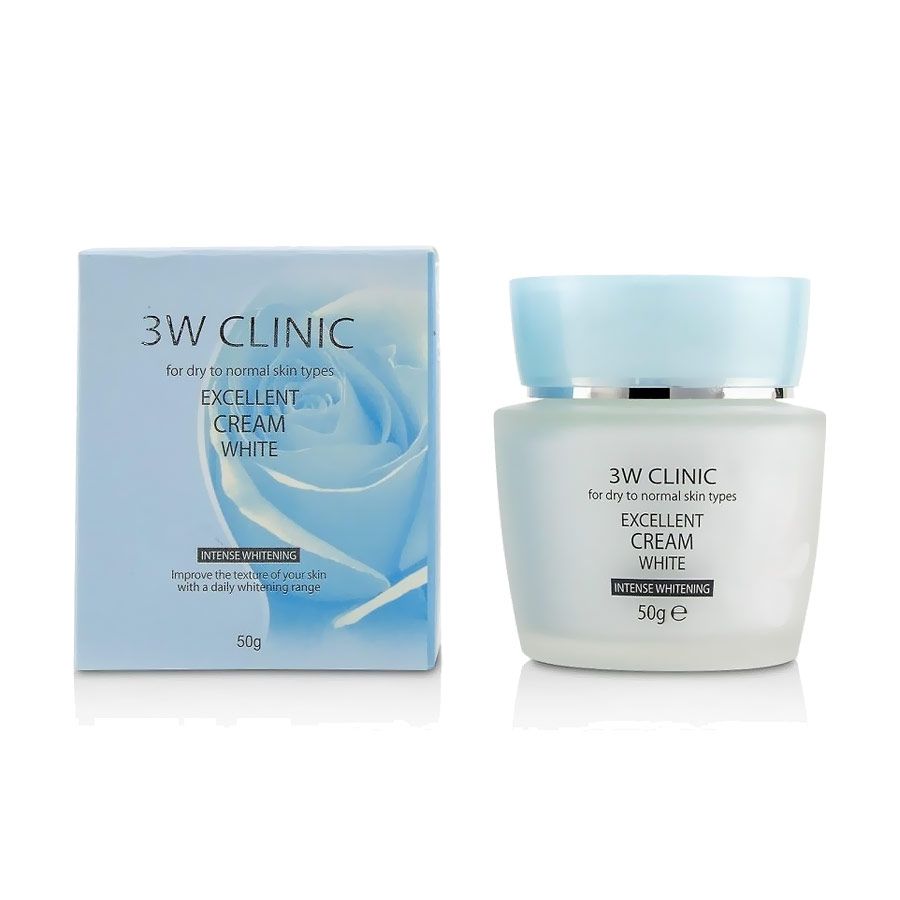 Крем для лица 3W Clinic Excellent White Cream отбеливающий, 50 г ...