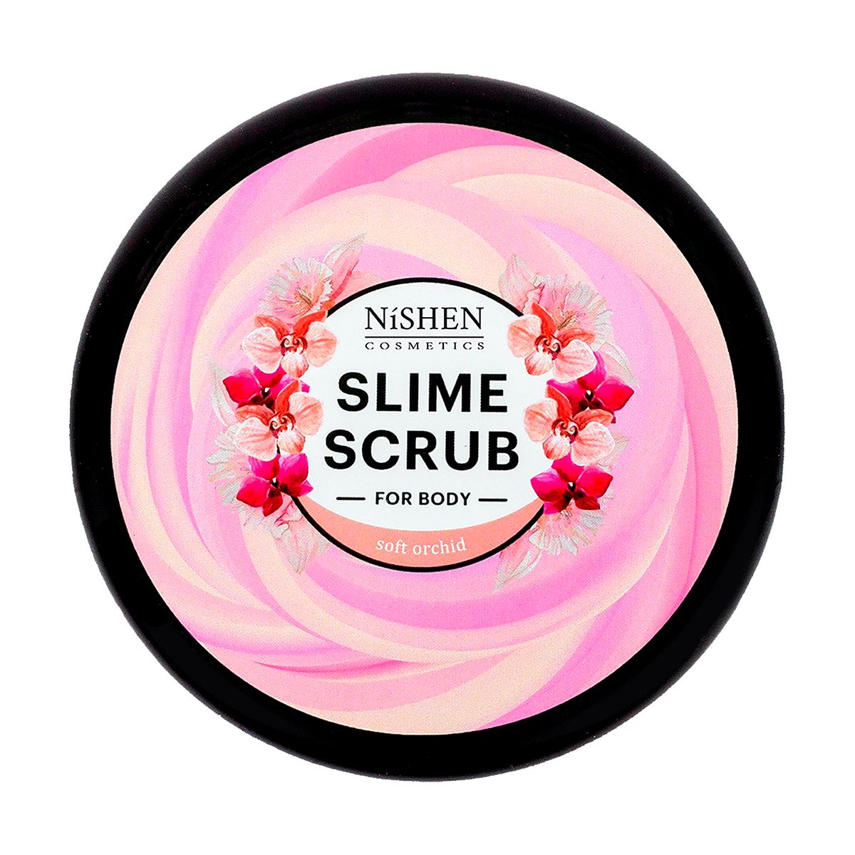 Слайм скраб для тіла Nishen Slime Scrub Ніжність орхідеї, 365 г ...