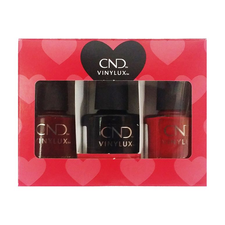 Набор лаков для ногтей CND Vinylux Valentines Red Hots Kit (2 лака*15 ...