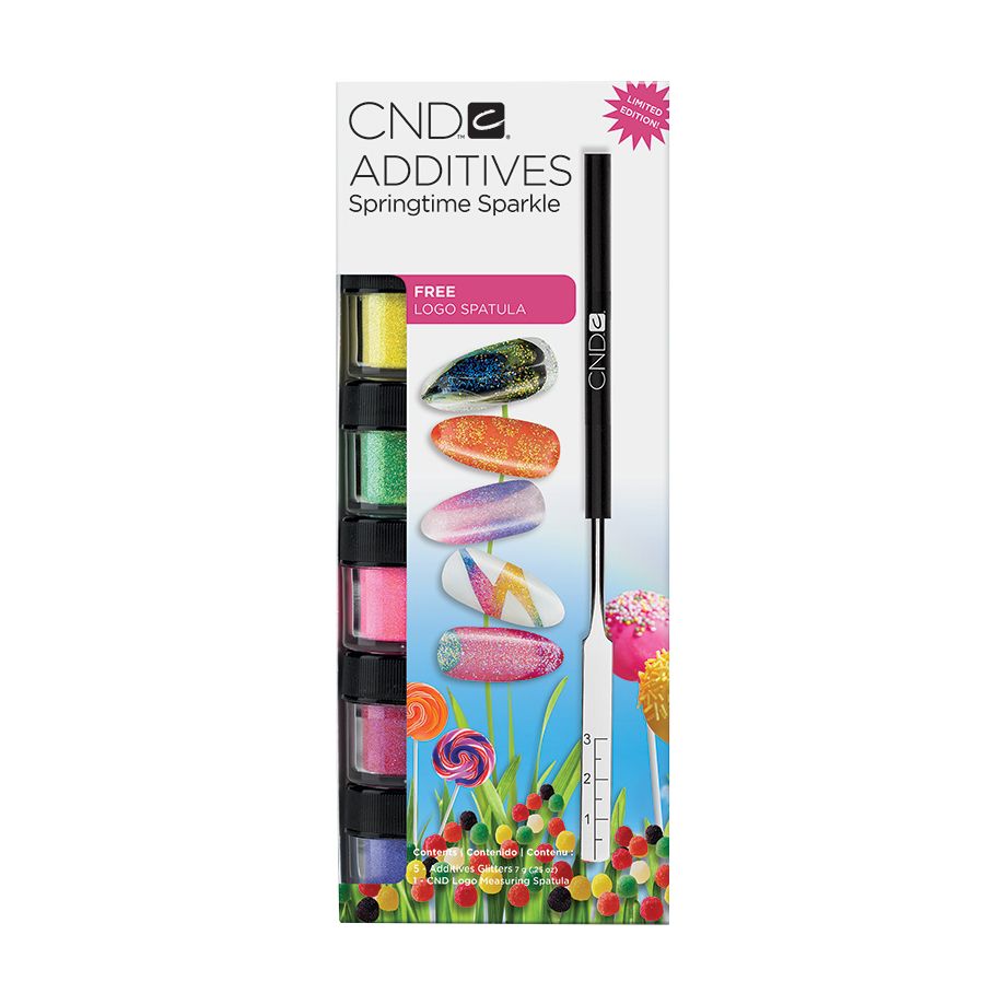 Набір пігментів для манікюру CND Additives Springtime Sparkle з ...