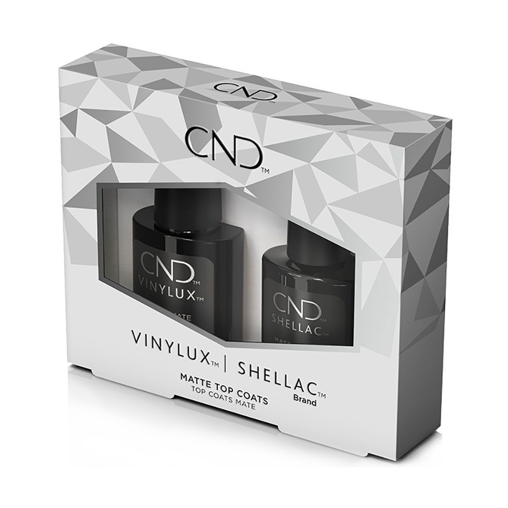 Набор закрепителей CND Shellac & Vinylux Matte Top Coat Duo (7.3 мл ...