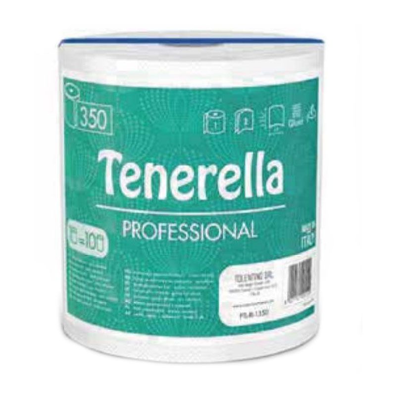 Бумажные полотенца Tenerella Professional универсальные, 2-слойные, 350 ...
