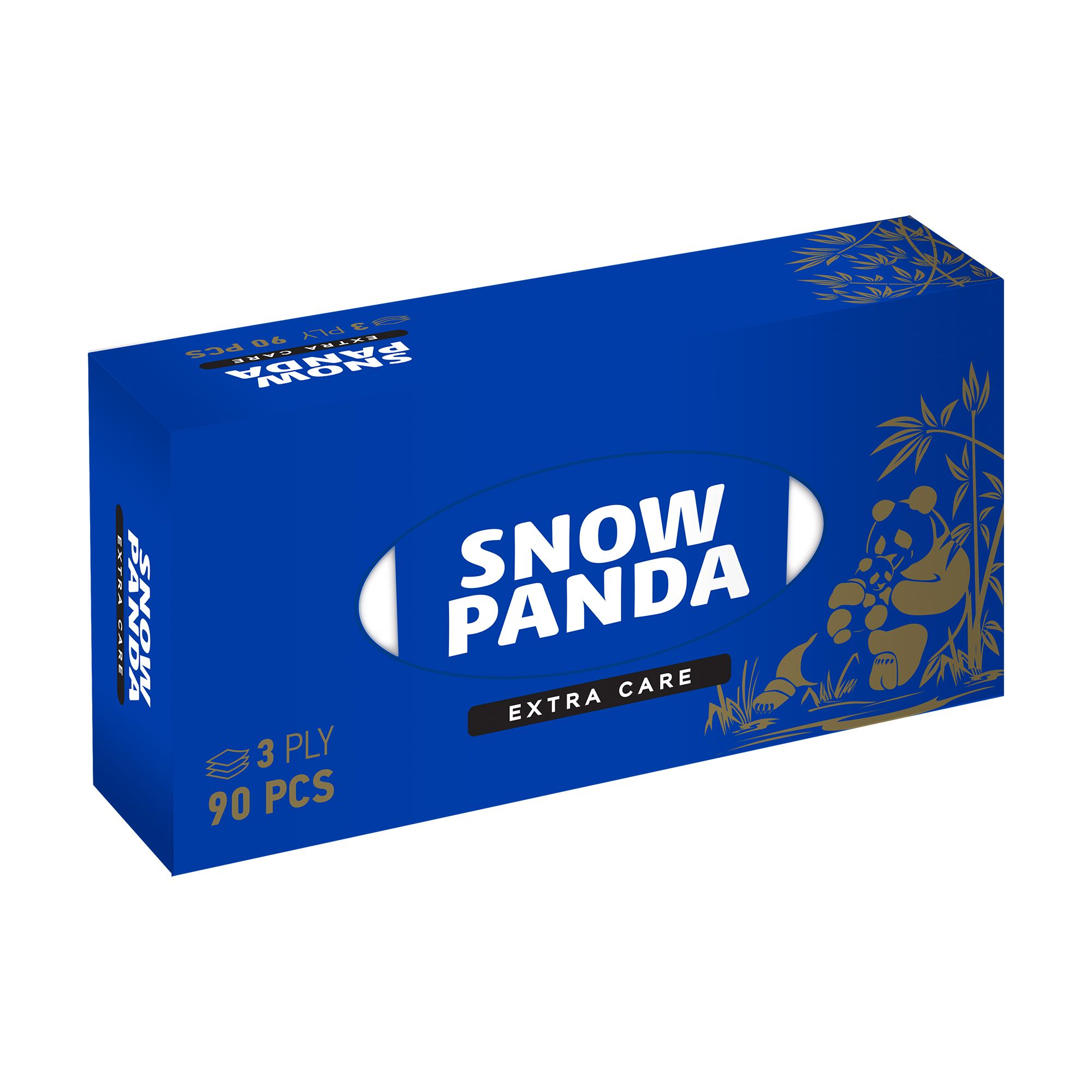 Салфетки универсальные Snow Panda Extra Care 3-слойные, 90 шт - купить ...