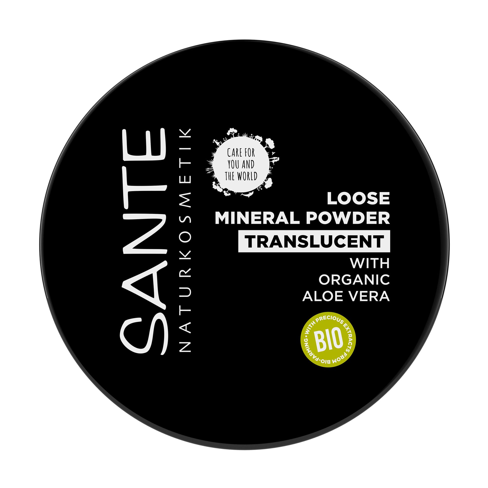 Минеральная рассыпчатая биопудра для лица Sante Loose Mineral Powder ...