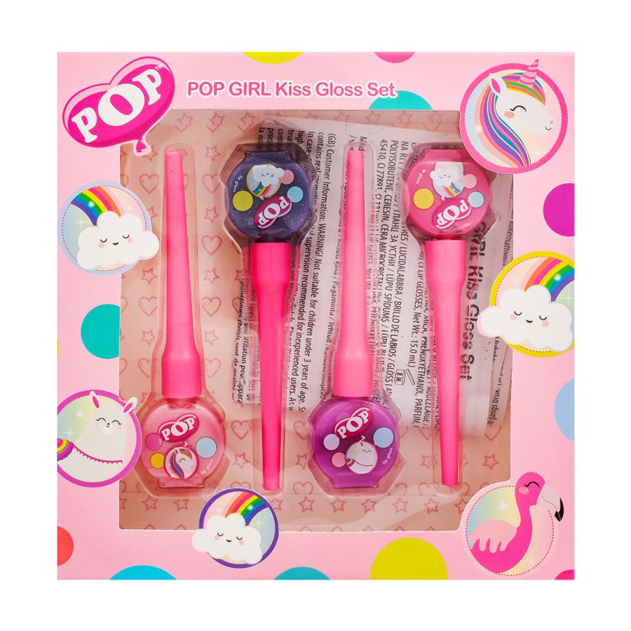 Набір блисків для губ Markwins POP для дівчаток, від 5 років, 170 г ...