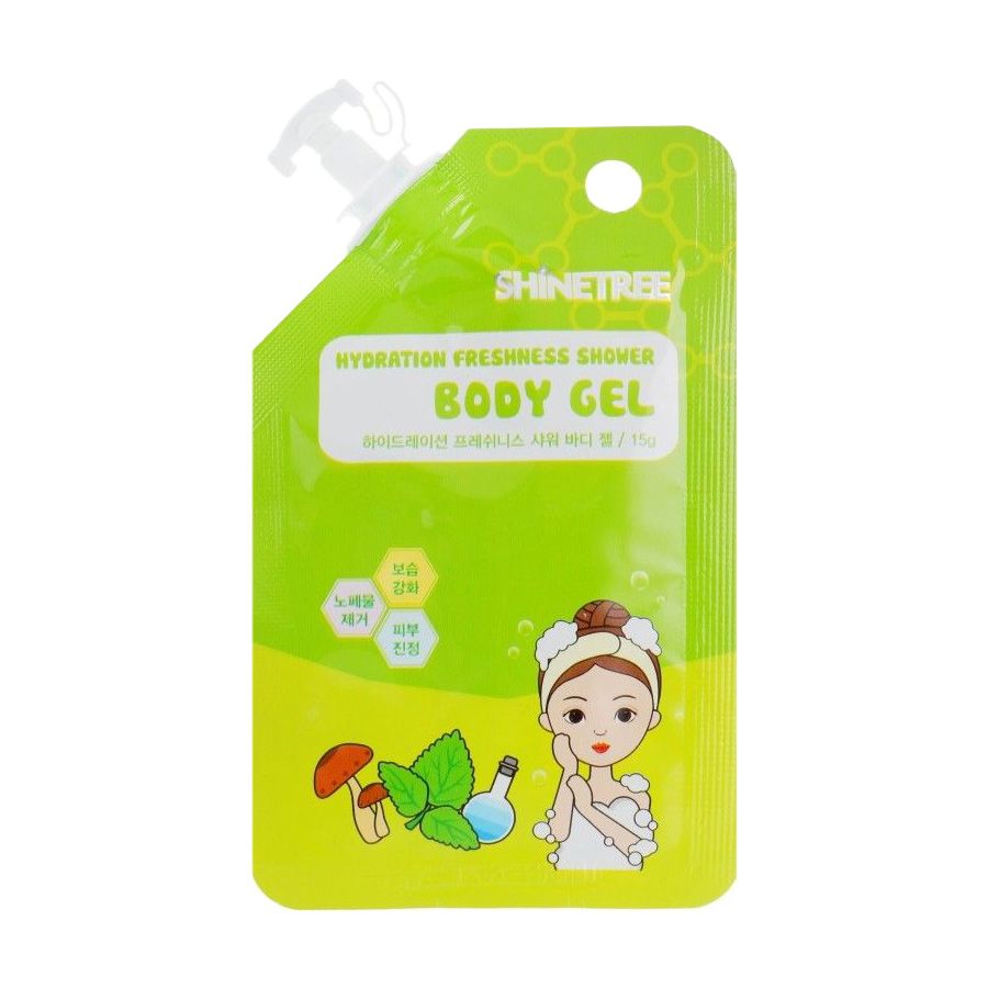 Зволожувальний гель для душу Shinetree Hydration Freshness Shower Body Gel, 15 г - купити на EVA.UA