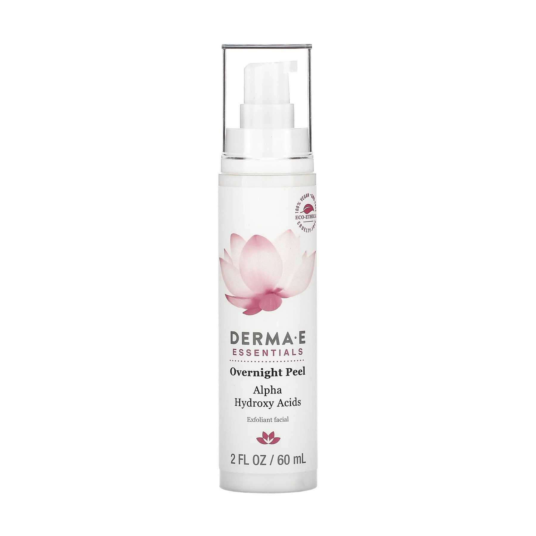 Нічний пілінг для обличчя Derma E Essentials Overnight Peel з альфа ...