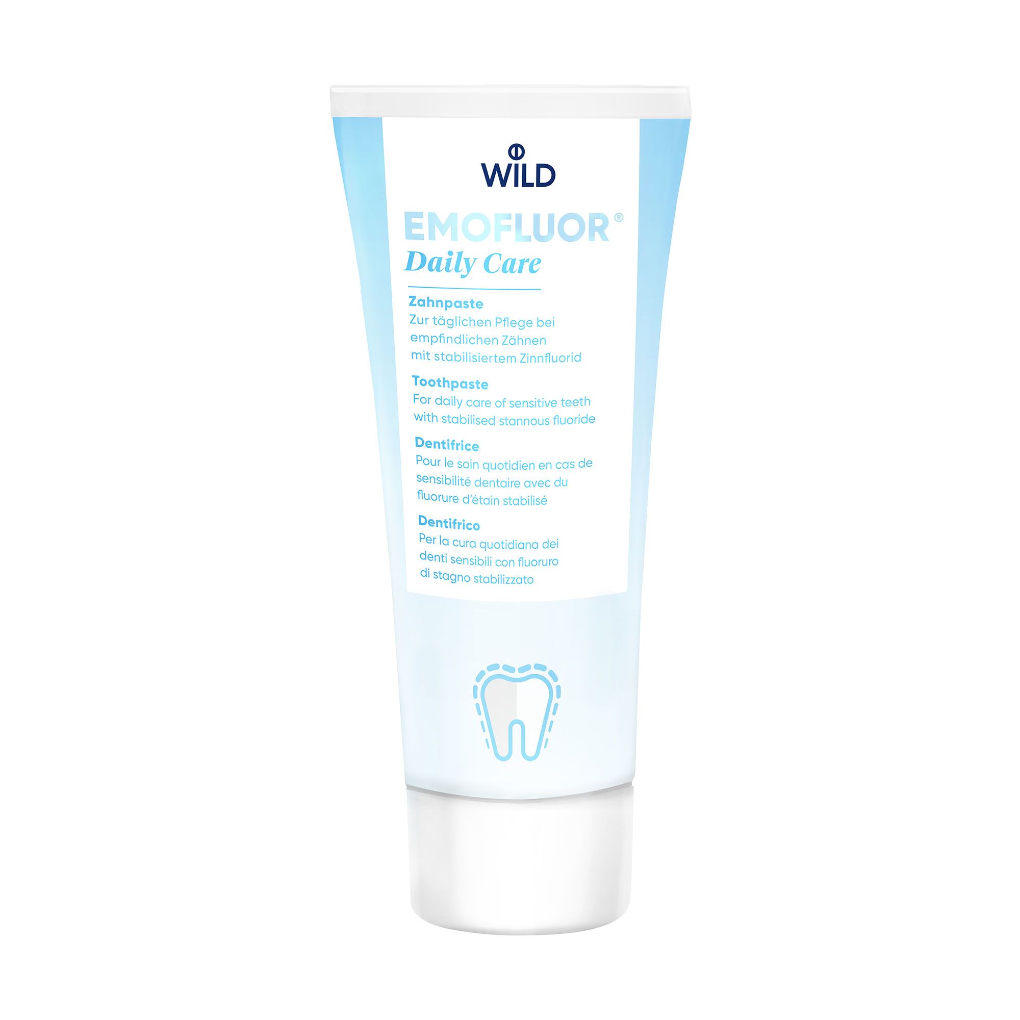 Зубна паста Dr. Wild Emofluor Daily Care Щоденний догляд, 75 мл ...