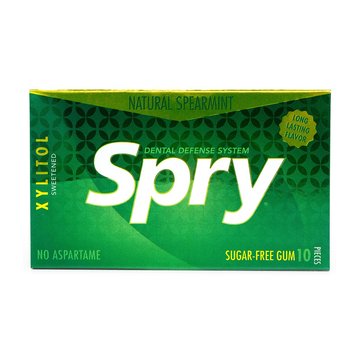 Натуральная жевательная резинка Spry Natural Spearmint Sugar-Free Gum с ...