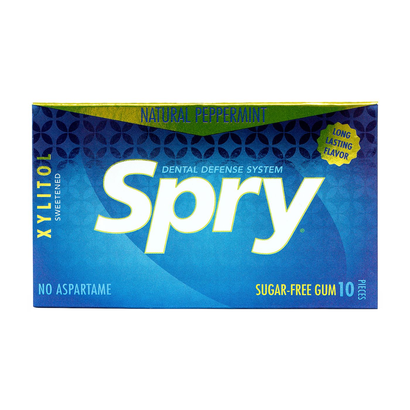 Натуральна жувальна гумка Spry Natural Peppermint Sugar-Free Gum з ...