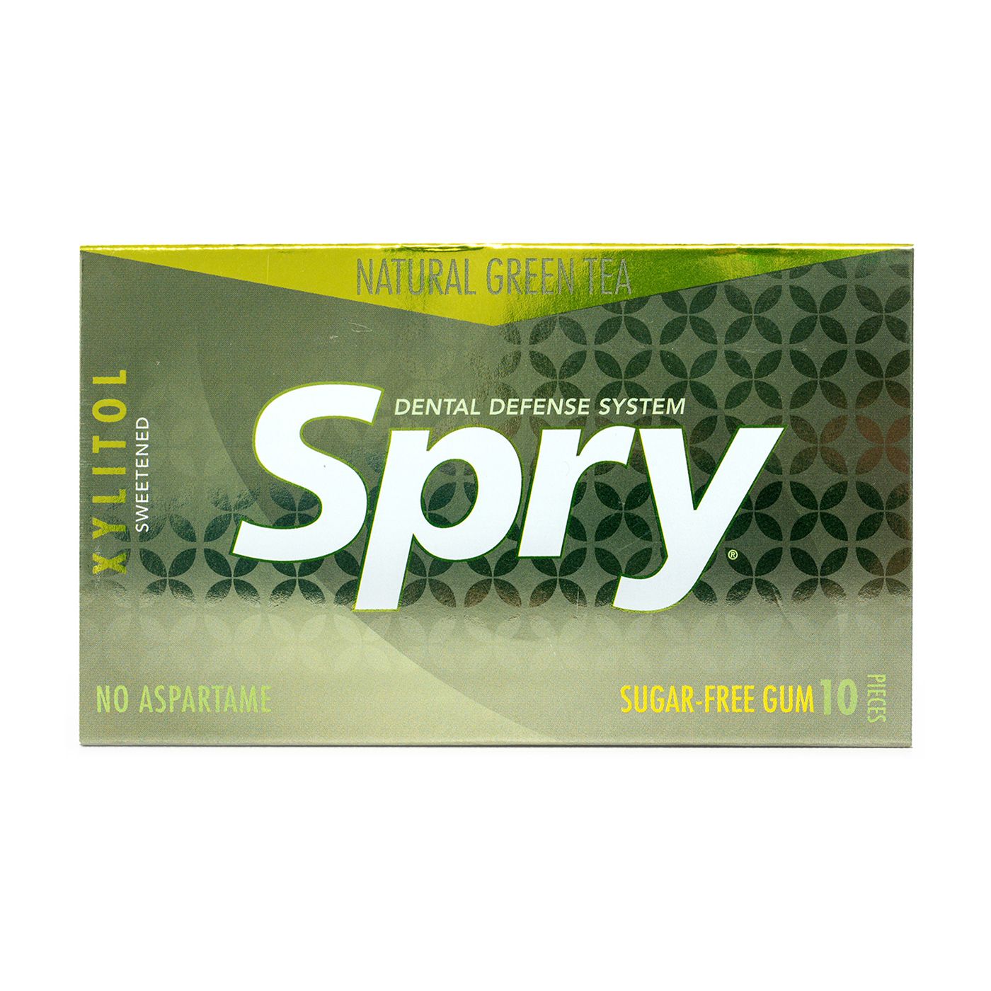Натуральная жевательная резинка Spry Natural Green Tea Sugar-Free Gum с ...