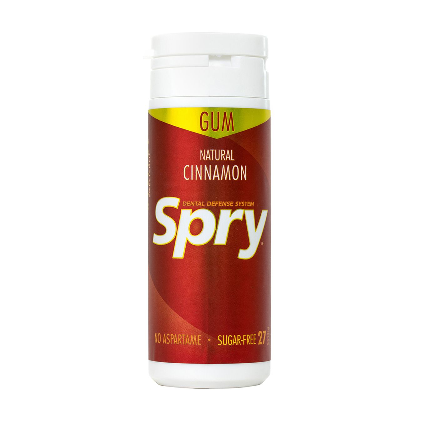 Натуральна жувальна гумка Spry Natural Cinnamon Sugar-Free Gum з ...