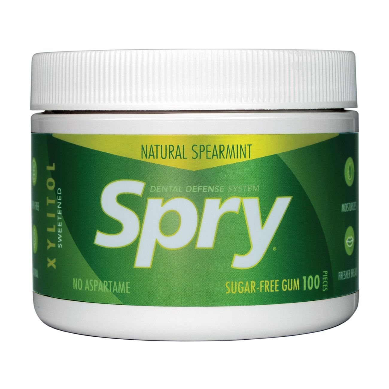 Натуральна жувальна гумка Spry Natural Spearmint Sugar-Free Gum з м ...