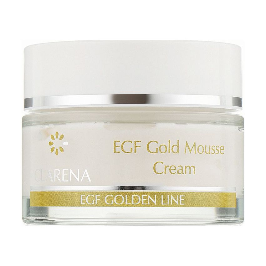 Пептидный крем-мусс для лица Clarena EGF Golden Line EGF Gold Mousse ...