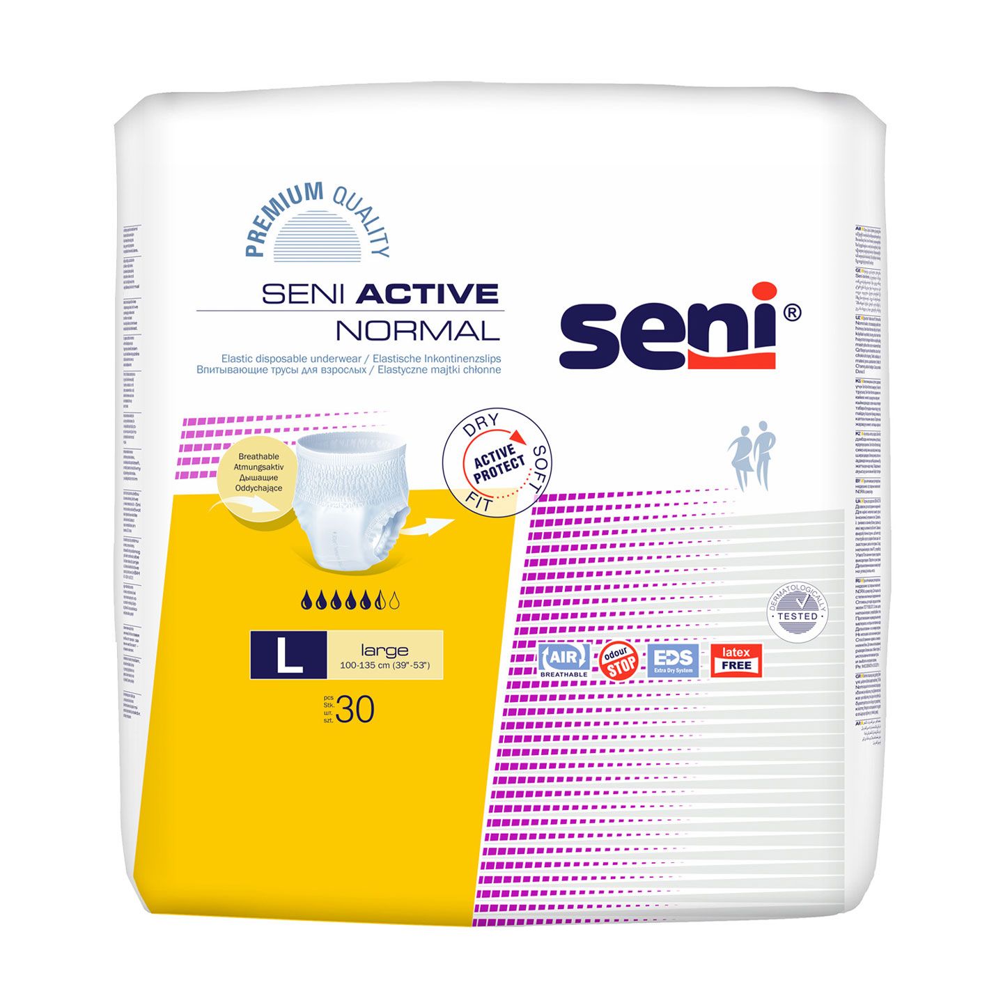 Труси-підгузки для дорослих Seni Active Normal, розмір Large, 30 шт ...