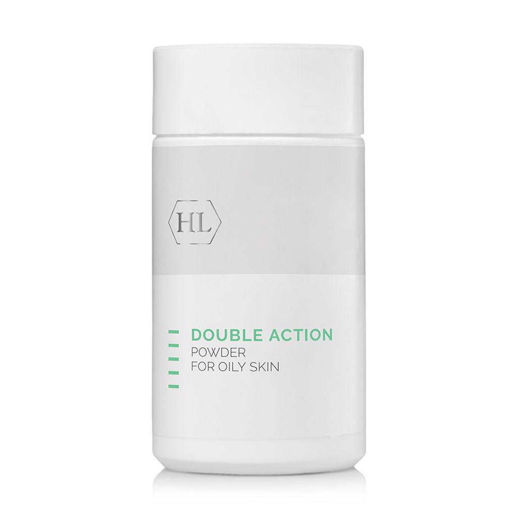 Захисна пудра Holy Land Double Action Powder для жирної шкіри обличчя ...