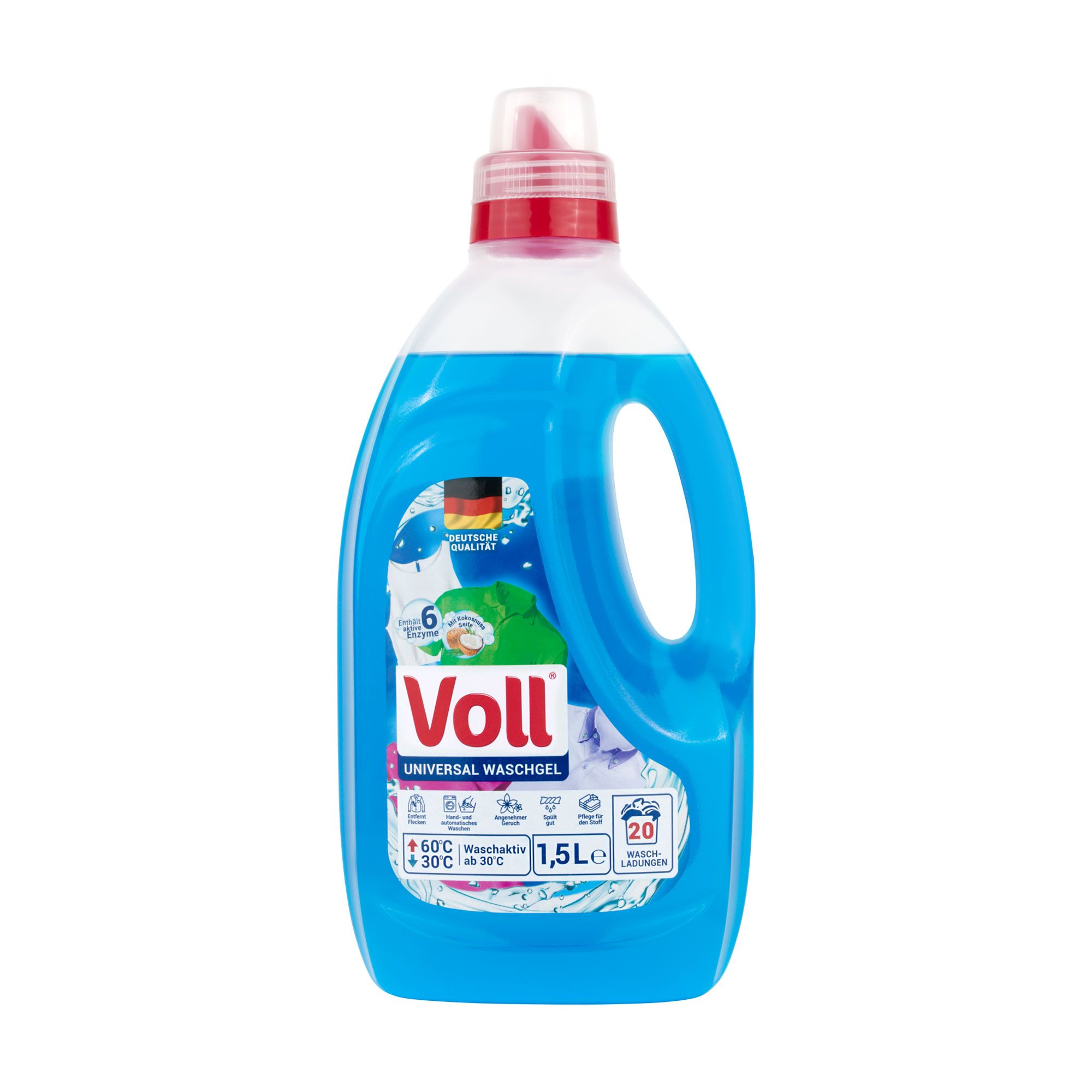 Универсальный гель для стирки Voll Universal 20 стирок, 1.5 л - купить ...