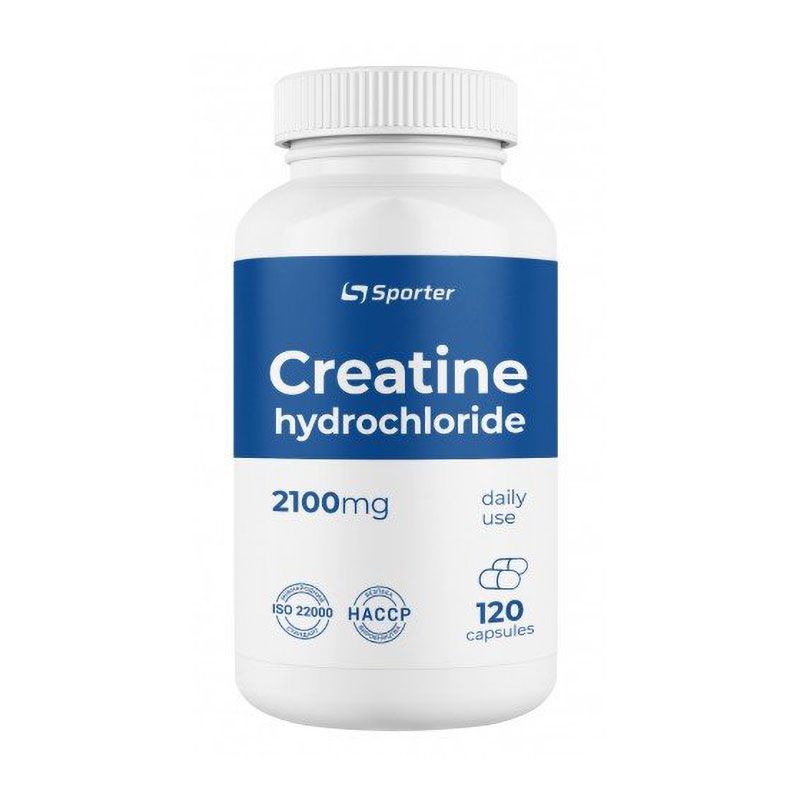Харчова добавка в капсулах Sporter Creatine Hydrochloride Креатин ...