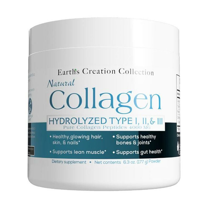 Дієтична добавка в порошку Earth's Creation Collagen Hydrolyzed ...
