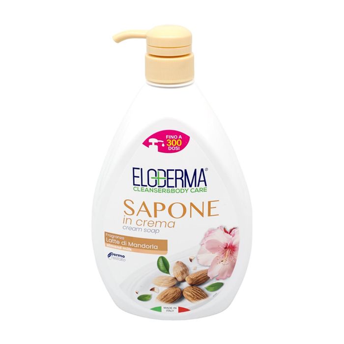 Антибактеріальне рідке крем-мило для рук Eloderma Liquid Soap Мигдаль ...