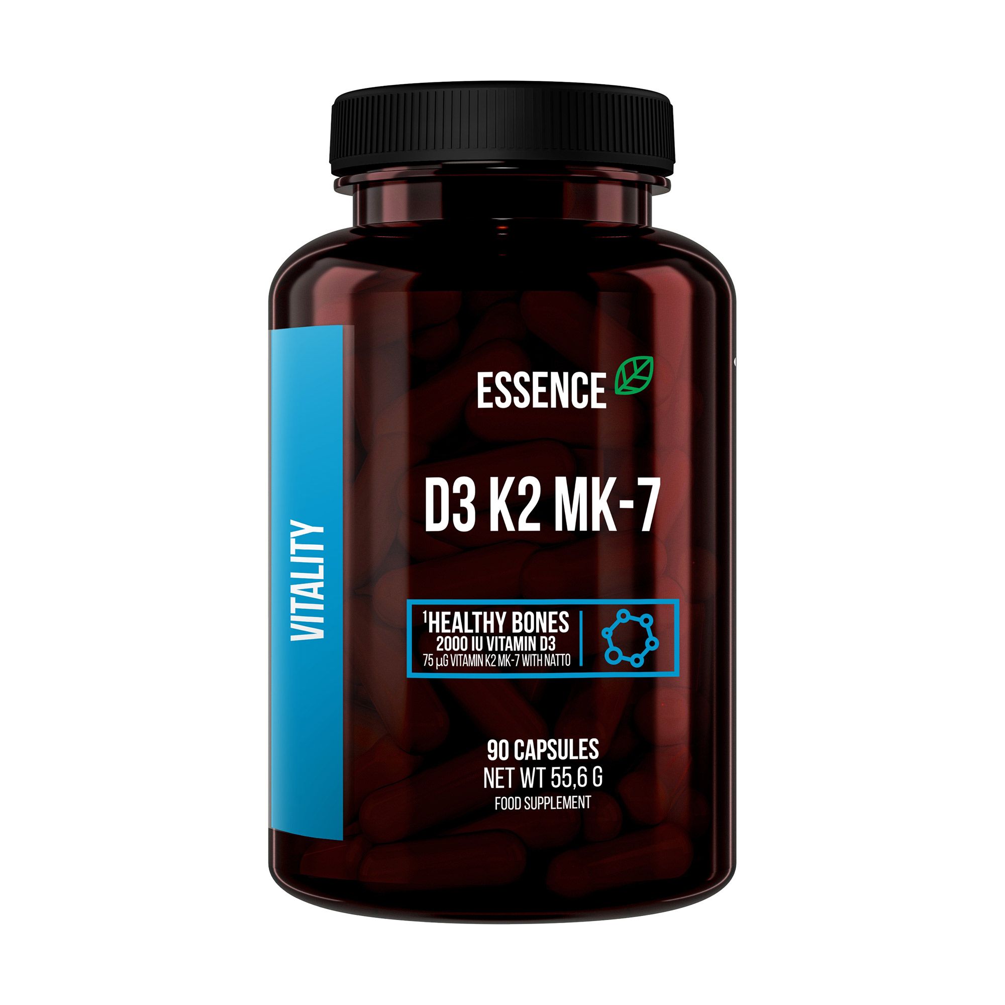 Пищевая добавка в капсулах Essence Nutrition Vitality D3 K2 MK-7 ...