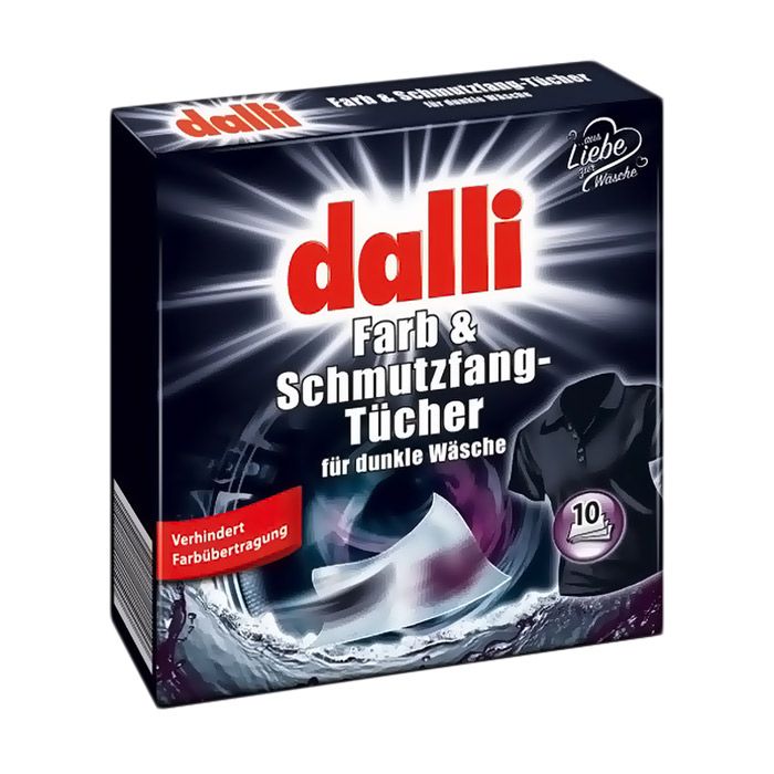 Абсорбувальні серветки Dalli для прання темної білизни, 10 шт - купити на EVA.UA