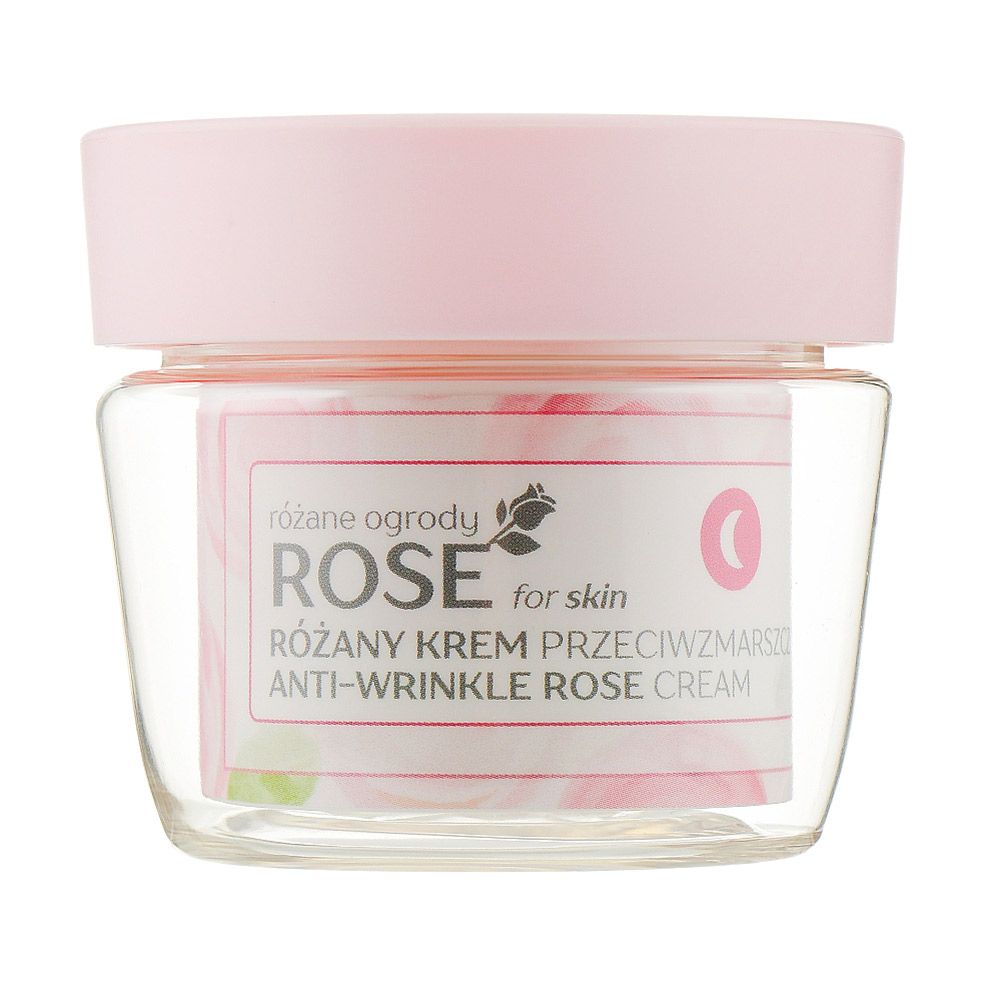 Нічний крем для обличчя Floslek Rose For Skin Anti-Wrinkle Rose Night ...