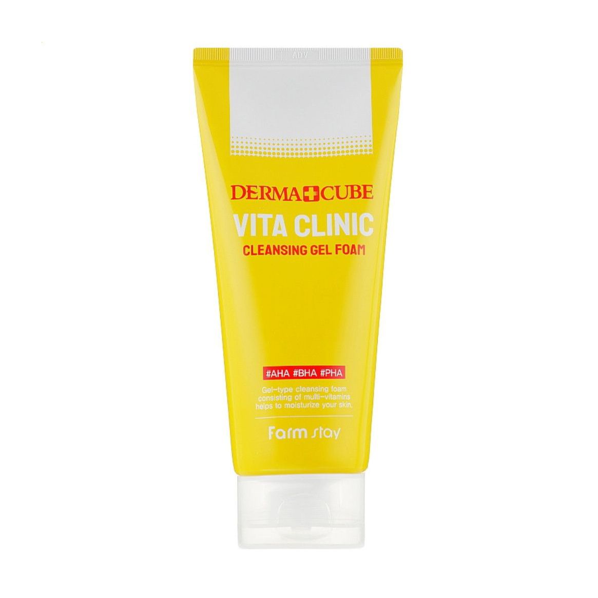 Вітамінна гель-пінка для вмивання FarmStay Derma Cube Vita Clinic ...