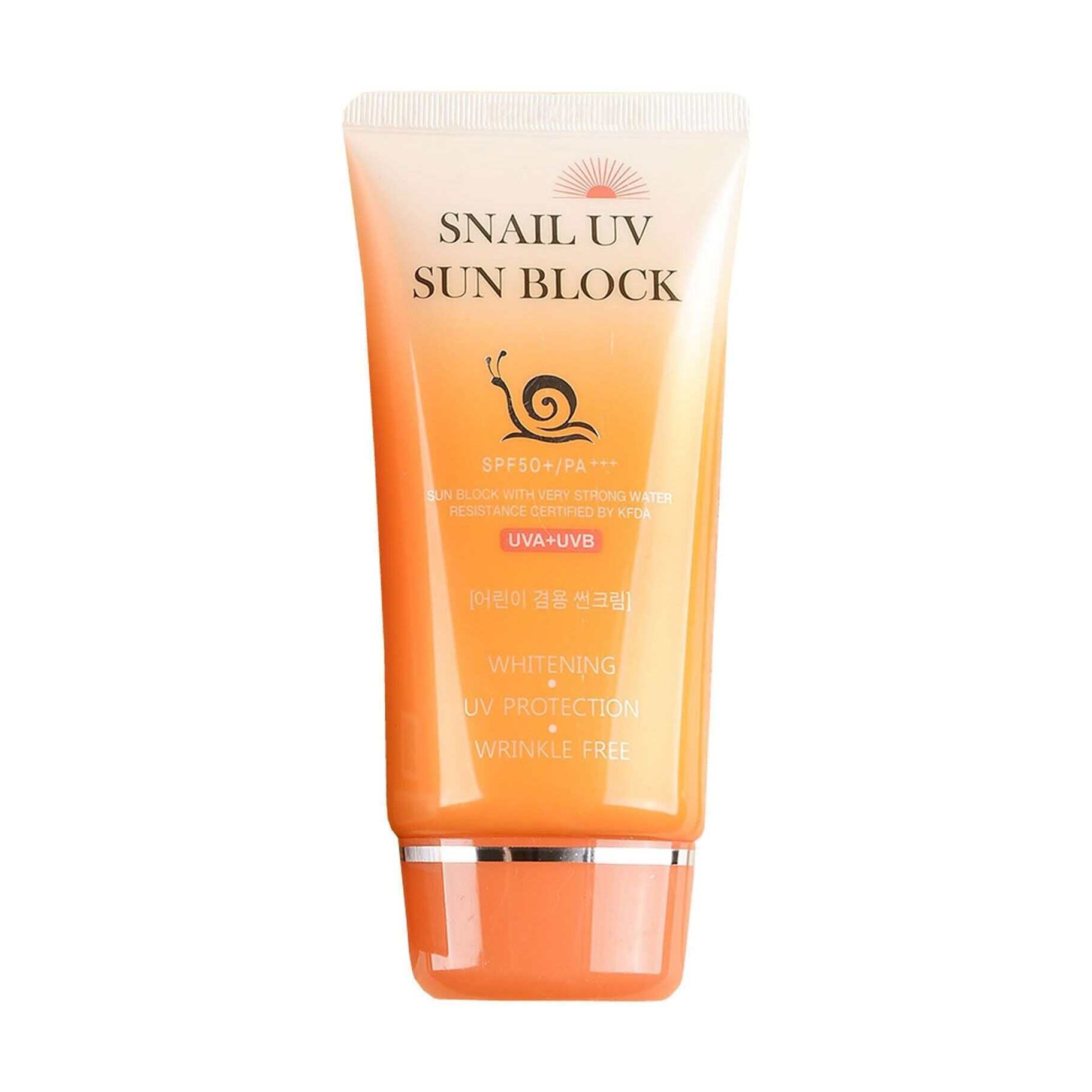 Сонцезахисний крем для обличчя Jigott Snail UV Sun Block SPF 50+/PA ...