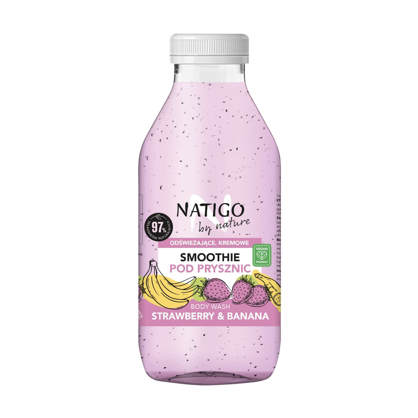 Смузі для душу Natigo by Nature з полуницею та бананом, 400 мл - купити ...