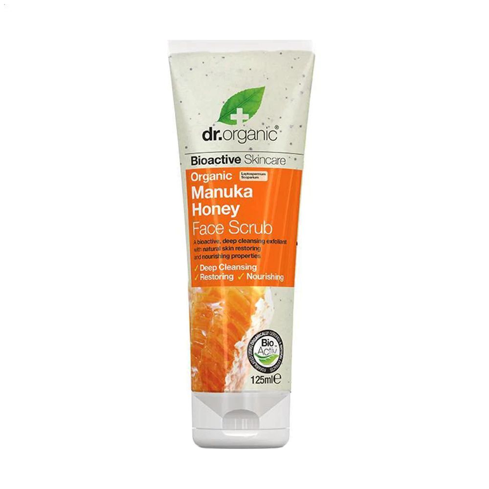 Скраб для обличчя Dr. Organic Manuka Honey Face Scrub Манука мед, 125 ...