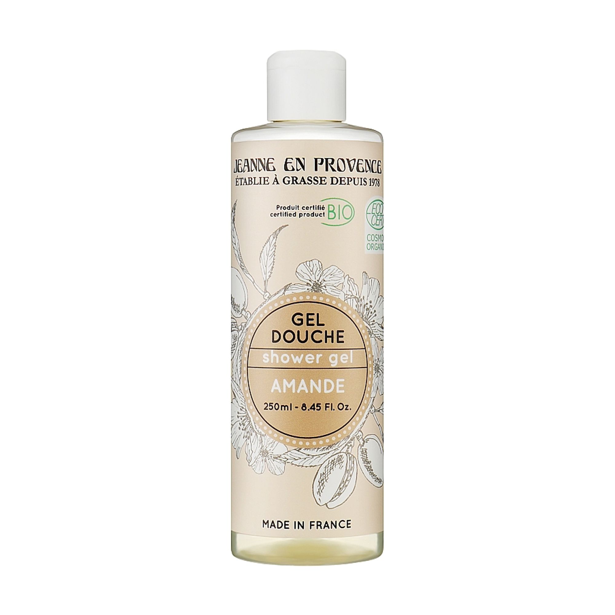 Гель для душа Jeanne en Provence Bio Almond Shower Gel Миндаль, 250 мл ...