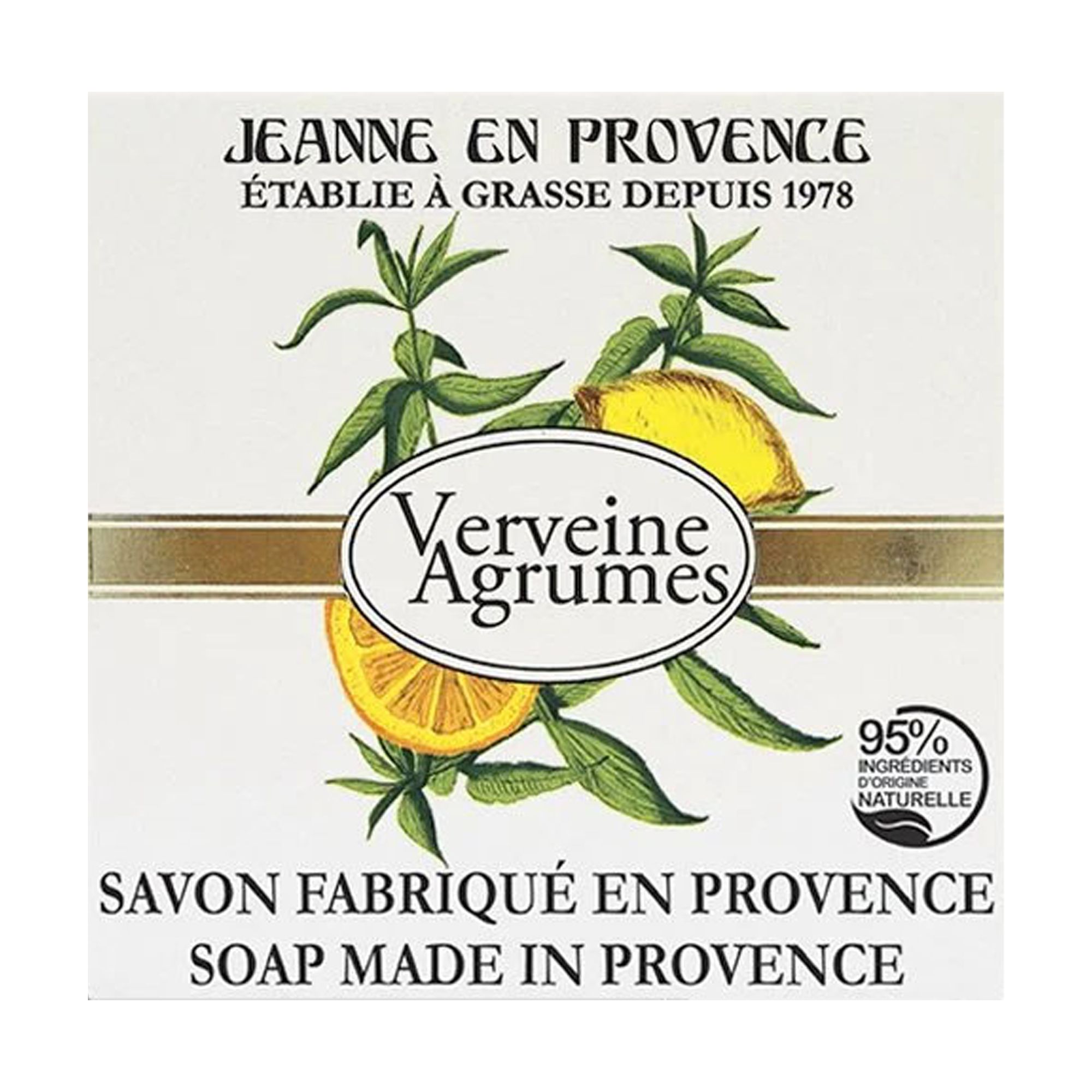 Тверде мило для рук Jeanne en Provence Verveine Argumes Вербена та ...