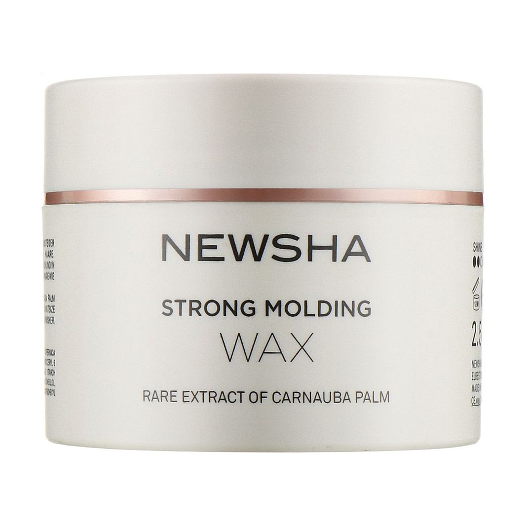 Воск для укладки волос Newsha Strong Molding Wax Экстрасильная фиксация ...