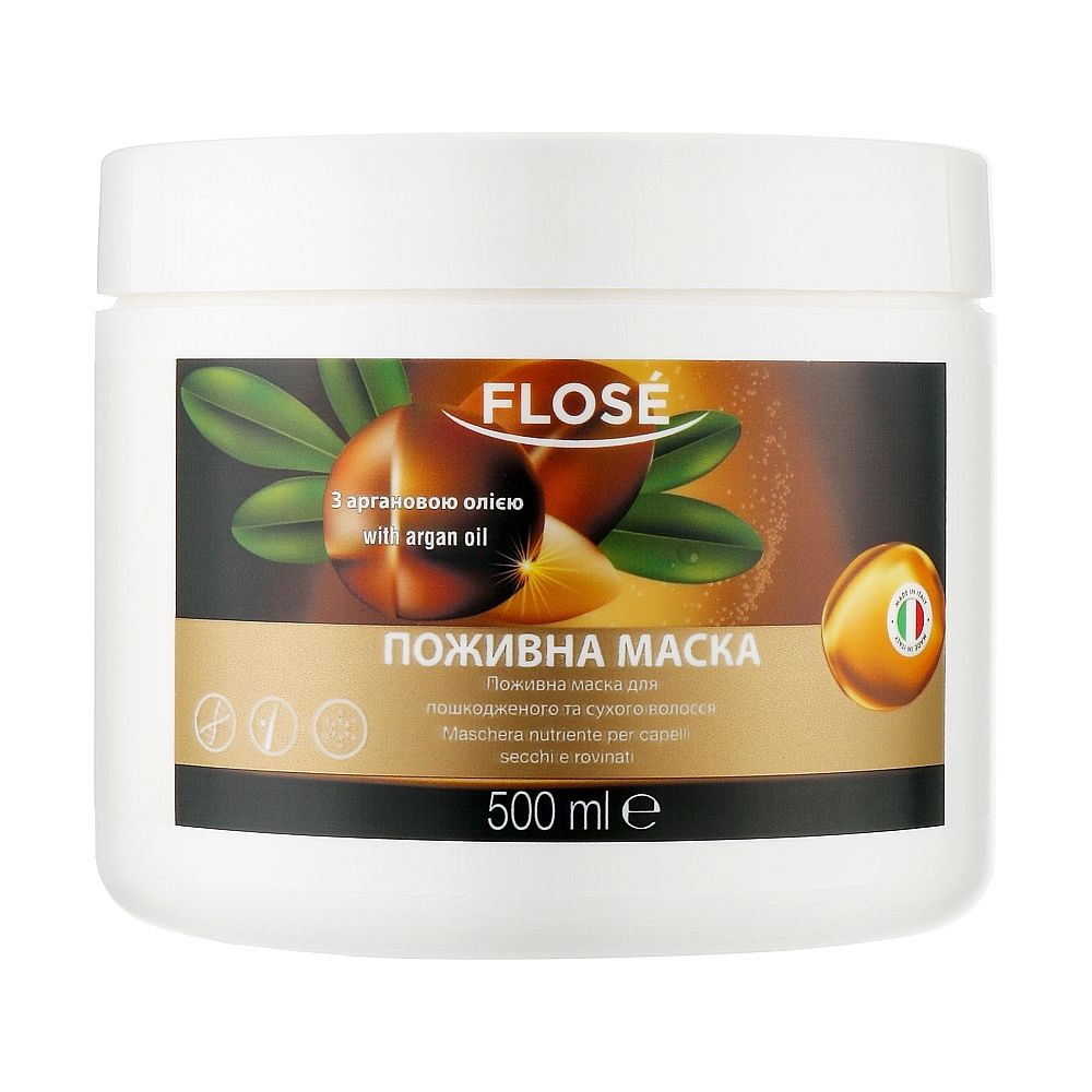 Питательная маска Flose Argan Oil Nourishing Mask для поврежденных и ...