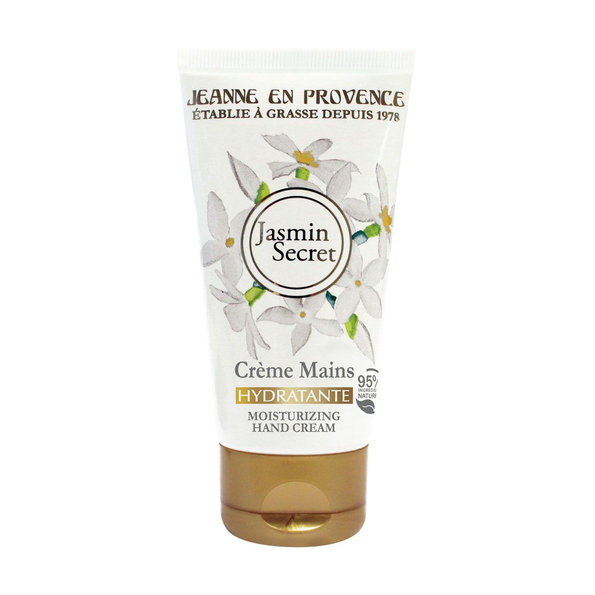 Увлажняющий крем для рук Jeanne en Provence Jasmin Secret Moisturizing Hands Cream, 75 мл ...