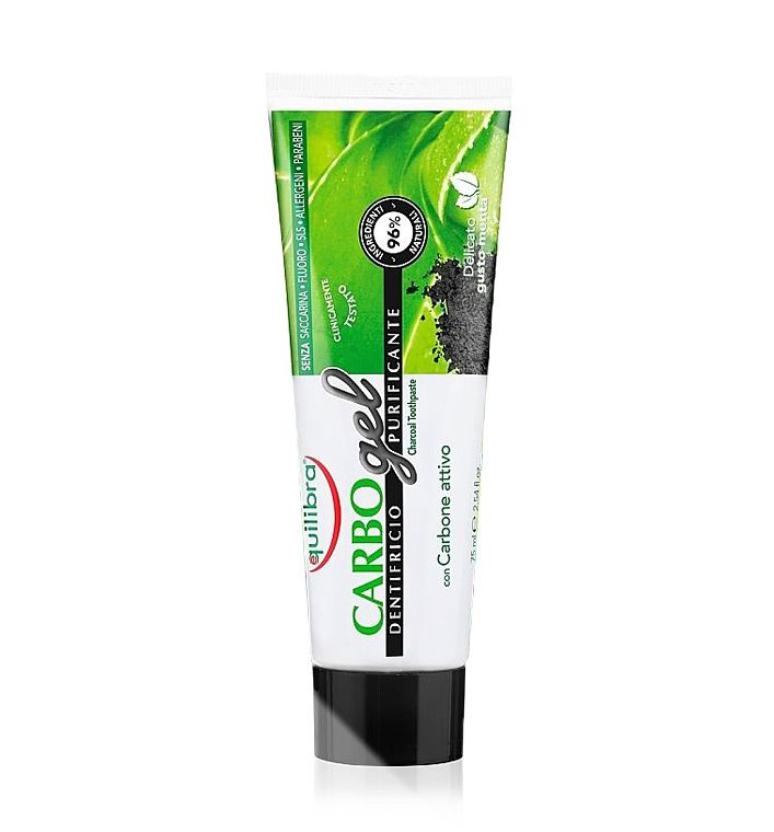 Зубна паста equilibra Active Charcoal Toothpaste Gel з активованим ...