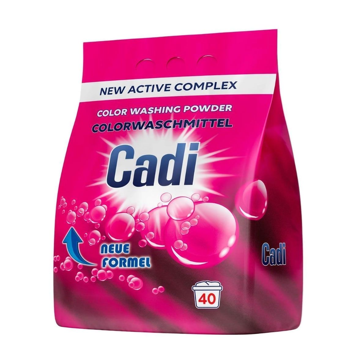 Пральний порошок Cadi Washing Powder Color, 40 циклів прання, 2.6 кг ...