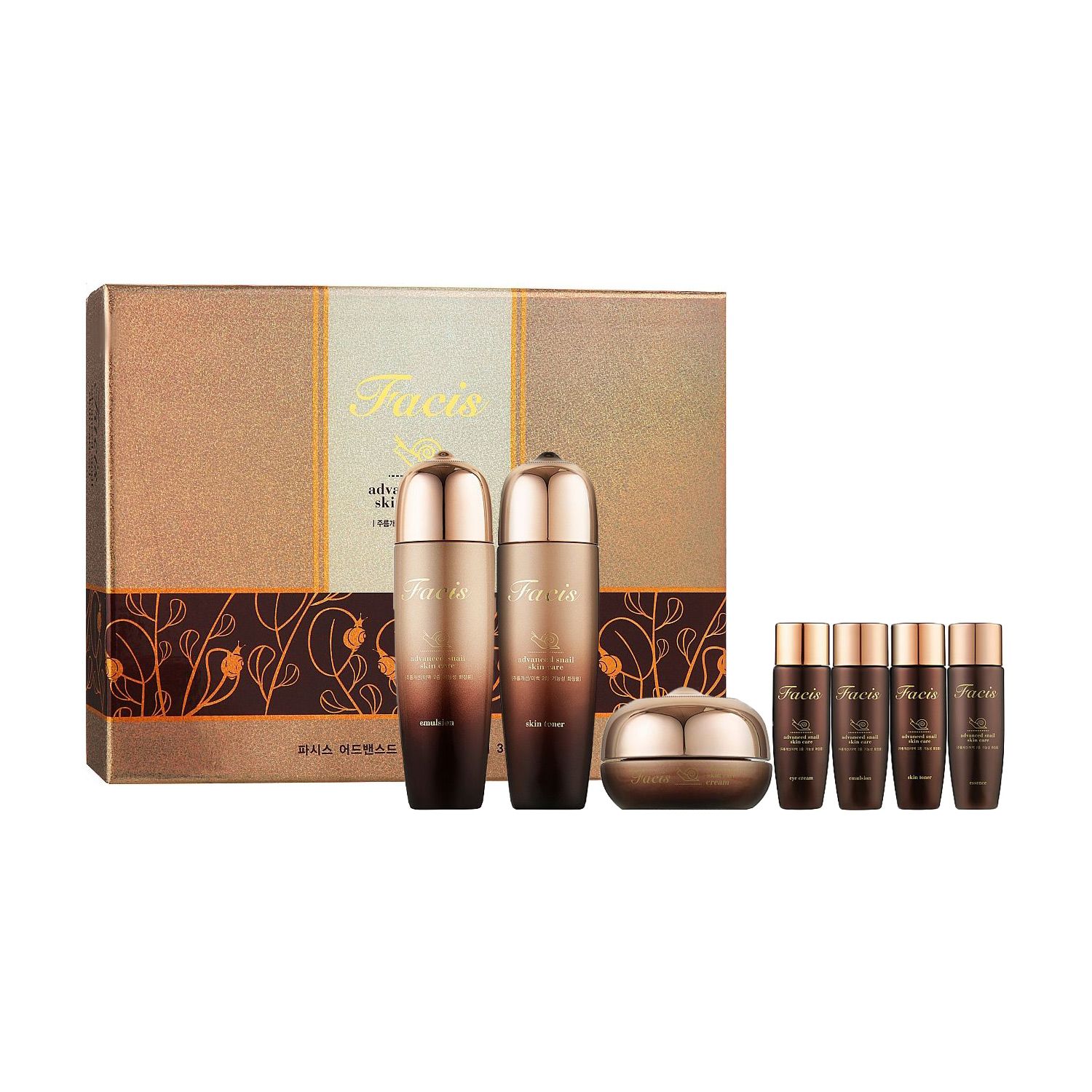 Набір Daandan Bit Facis Advanced Snail Skin Care 3 Set (тонік, 150 мл + 30 мл + емульсія, 150 мл ...