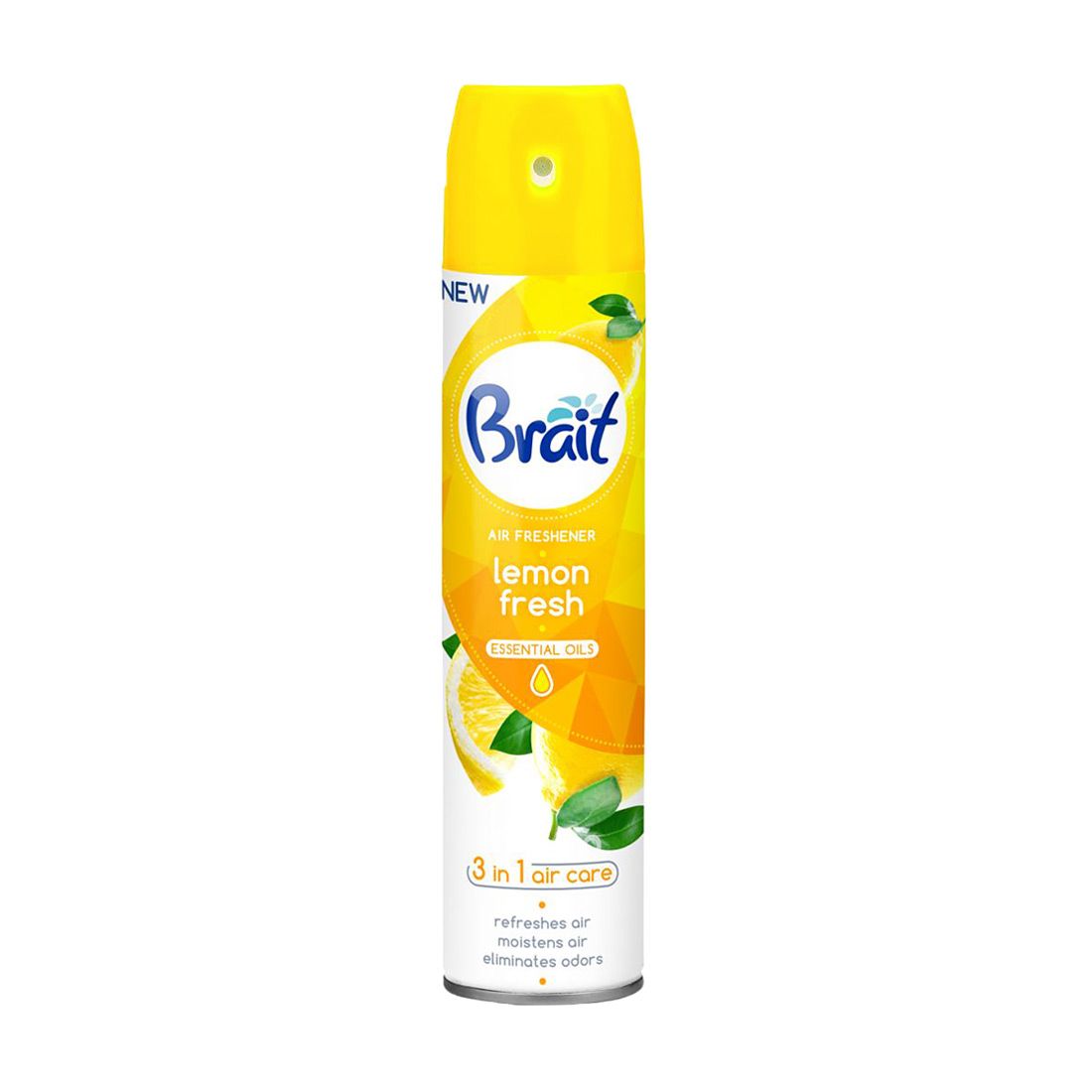 Освіжувач повітря 3в1 Brait Lemon Fresh, 300 мл - купити на EVA.UA